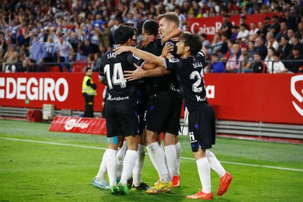Real Sociedad Team Group Sociedad Football Editorial Stock Photo ...
