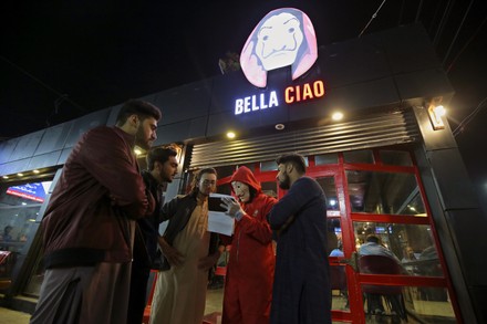 Bella Ciao Cafe Staff Dressed Iconic Editorial Stock Photo - Stock ...