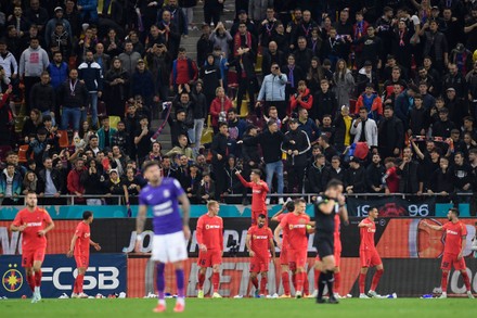 Fcsb Palyers Celebrate During Game Between Editorial Stock Photo ...