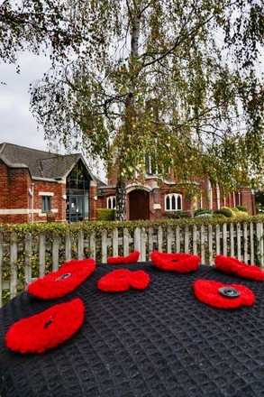 Poppy Post Box Topper Outside St Editorial Stock Photo - Stock Image ...