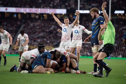 Ellis Genge Puts Down Try England Editorial Stock Photo - Stock Image ...