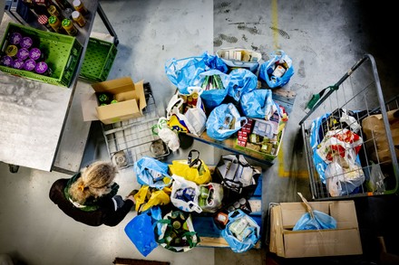 Volunteers Food Bank Hague Packing Food Editorial Stock Photo - Stock ...