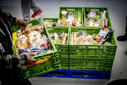Volunteers Food Bank Hague Packing Food Editorial Stock Photo - Stock ...
