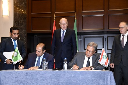 Lebanese Prime Minister Najib Mikati Attends Editorial Stock Photo ...
