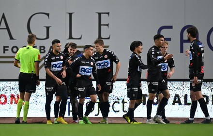 Kortrijks Massimo Bruno Celebrates After Scoring Editorial Stock Photo ...