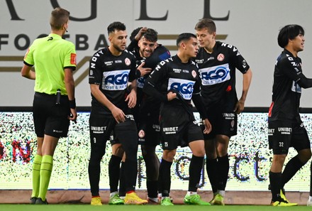 Kortrijks Massimo Bruno Celebrates After Scoring Editorial Stock Photo ...