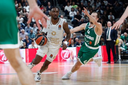 Retin Obasohan Lyon Arnas Butkevicius Zalgiris Editorial Stock Photo ...