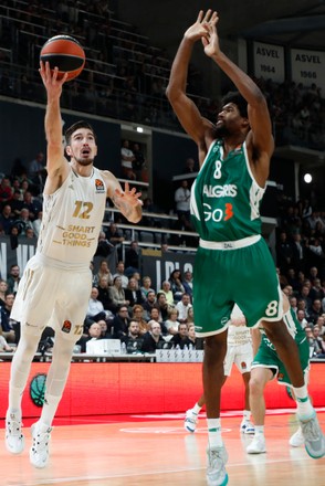 Nando De Colo Lyon Kevarrius Hayes Editorial Stock Photo - Stock Image ...