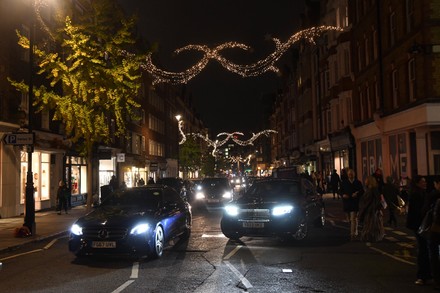 Marylebone Christmas Lights Editorial Stock Photo - Stock Image ...
