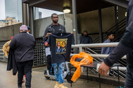 Takeoff Merchandise Sold Outside Rappers Funeral Editorial Stock Photo ...