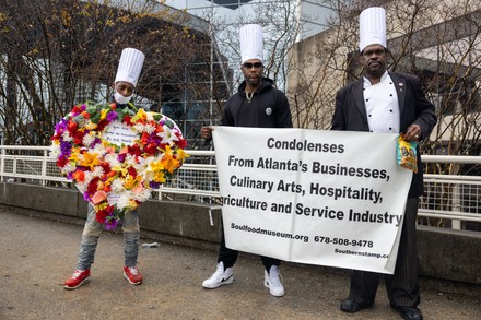 Signage Memorializes Rapper Takeoff His Funeral Editorial Stock Photo ...