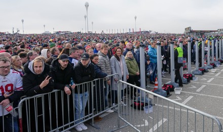 Fans Waiting Enter Stadium Editorial Stock Photo - Stock Image ...