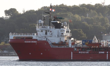 Ocean Viking Rescue Ship Operated By Editorial Stock Photo - Stock ...