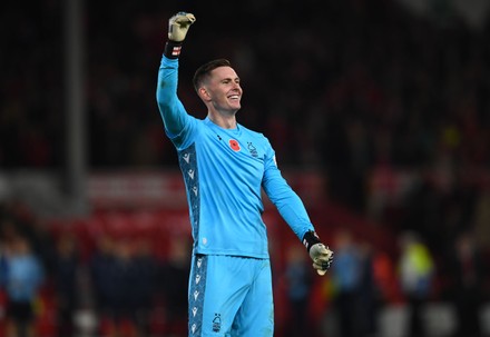 Dean Henderson Goalkeeper Nottingham Forest Celebrates Editorial Stock ...