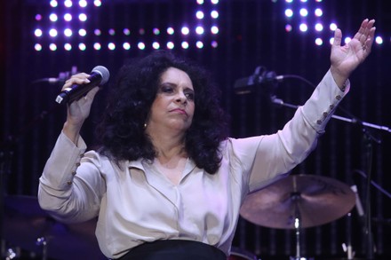 Brazilian Singer Gal Costa During Show Editorial Stock Photo - Stock ...