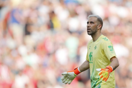 Real Betis Goalkeeper Claudio Bravo During Editorial Stock Photo ...