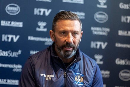 Kilmarnock Fc Press Conference Derek Mcinnes Editorial Stock Photo ...