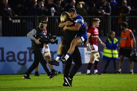 Ollie Lawrence Bath Rugby Celebrates After Editorial Stock Photo ...