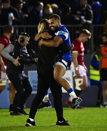 Ollie Lawrence Bath Rugby Celebrates After Editorial Stock Photo ...