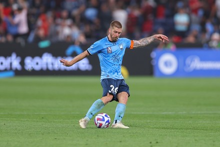Luke Brattan Sydney Fc Clears Ball Editorial Stock Photo - Stock Image ...