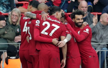 Liverpool Players Line During Remembrance Day Editorial Stock Photo ...