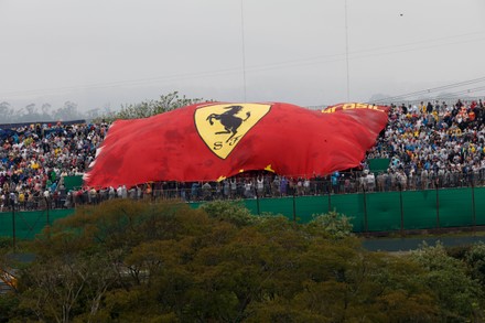 Spectators Fans Scuderia Ferrari Ambiance During Editorial Stock Photo ...