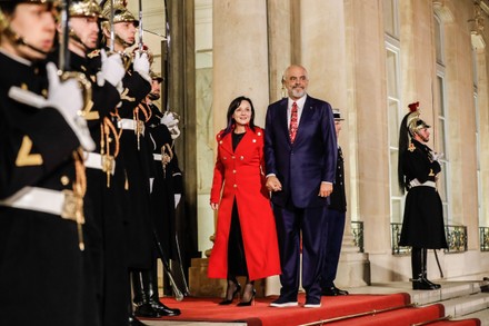 Prime Minister Albania Edi Rama R Editorial Stock Photo - Stock Image ...