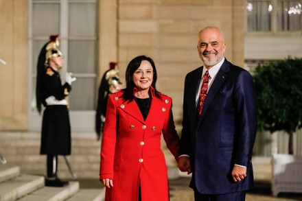 Prime Minister Albania Edi Rama R Editorial Stock Photo - Stock Image ...
