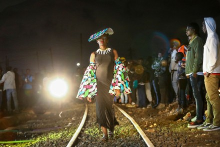 Local Kenyan Fashion Model C Walks Editorial Stock Photo - Stock Image ...