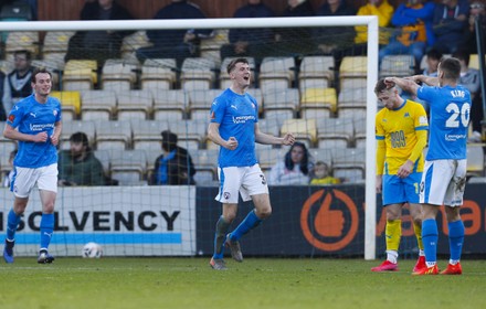 Goal Celebrations Darren Oldaker Chesterfield During Editorial Stock ...