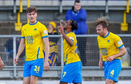 Goal Celebrations Dillon De Silva Torquay Editorial Stock Photo - Stock ...