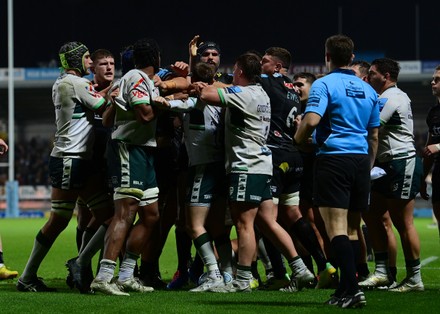 Dan John Exeter Chiefs Tackled By Editorial Stock Photo - Stock Image ...
