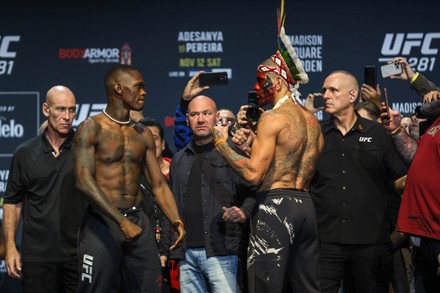 __COUNT__ Weigh-in for UFC Fight 281 at Radio City Hall in New York ...