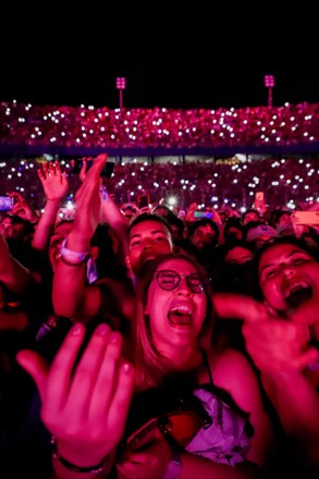 Fans Enjoy Concert Performed By Puerto Editorial Stock Photo - Stock ...