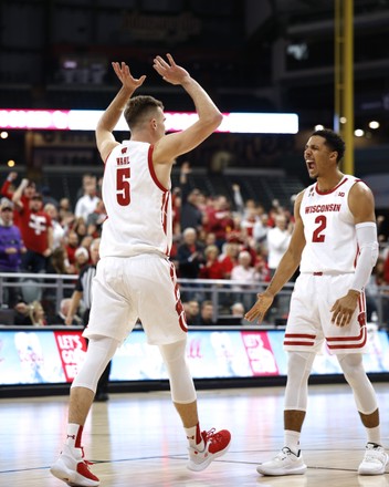 Wisconsin Badgers Forward Tyler Wahl 5 Editorial Stock Photo - Stock ...