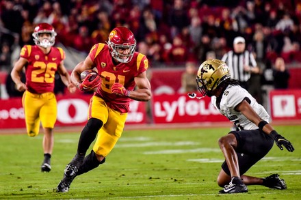 Los Angeles Ca Trojans Wide Receiver Editorial Stock Photo - Stock ...