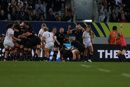 New Zealand Black Ferns Scoring Their Editorial Stock Photo - Stock ...