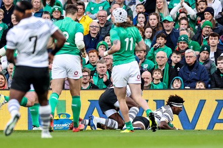 Ireland Vs Fiji Ireland Team Stand Editorial Stock Photo - Stock Image ...