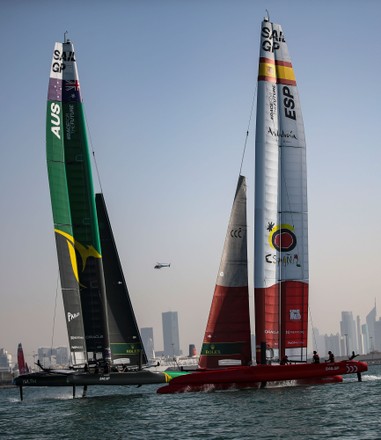 Competitors Action During Dubai Sail Grand Editorial Stock Photo ...