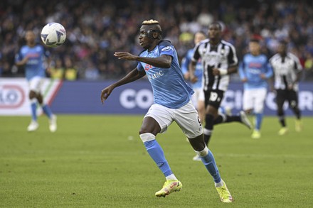 Napolis Victor Osimhen Action During Italian Editorial Stock Photo ...