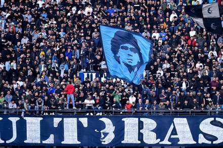 Supporters Ssc Napoli Flag Diego Armando Editorial Stock Photo - Stock ...