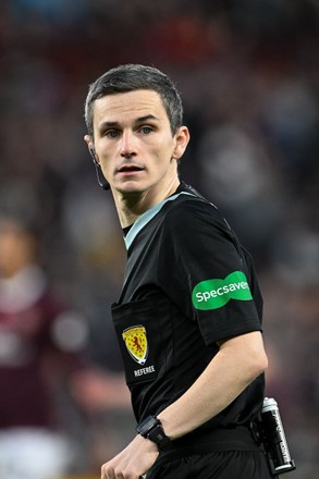 Referee Craig Napier During Cinch Spfl Editorial Stock Photo - Stock ...