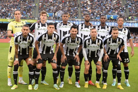 Formation Udinese During Serie Match Between Editorial Stock Photo ...