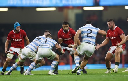 Taulupe Faletau Wales Takes On Marcos Editorial Stock Photo - Stock ...