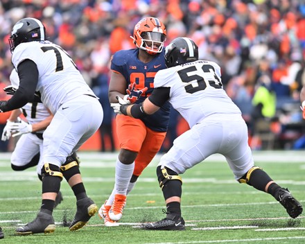 Purdue Boilermakers Offensive Lineman Gus Hartwig Editorial Stock Photo ...
