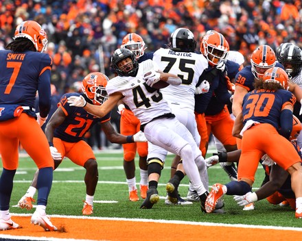Purdue Boilermakers Running Back Devin Mockobee Editorial Stock Photo ...