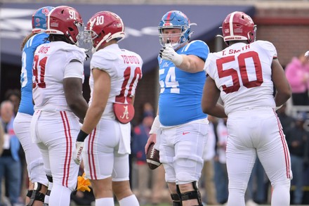 Mississippi Rebels Offensive Lineman Caleb Warren Editorial Stock Photo ...