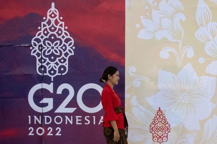Poster G20 Summit Ngurah Rai International Editorial Stock Photo ...