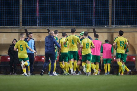 Zebbug Rangers Soccer Players Celebrate Scoring Editorial Stock Photo ...