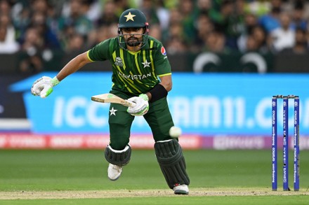 Babar Azam Pakistan Bats During Pakistan Editorial Stock Photo - Stock ...